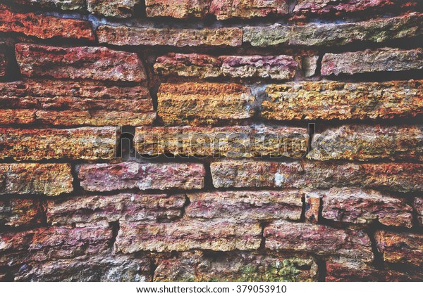 Brick Wall Background Backdrop Old Vintage Stock Photo 379053910 ...