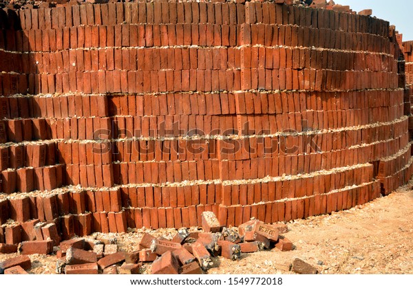 Brick Wall Built By Human Workers Stock Photo 1549772018 | Shutterstock