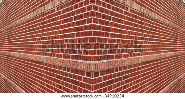 Brick Wall Corner Stock Photo (Edit Now) 34910254