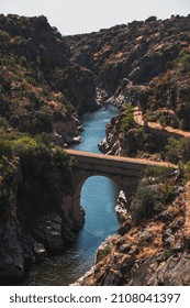 652 Bridge Between Two Mountains Images, Stock Photos & Vectors ...