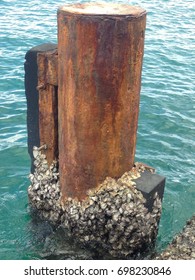 Bridge Pillar Rust Stock Photo 698230846 | Shutterstock