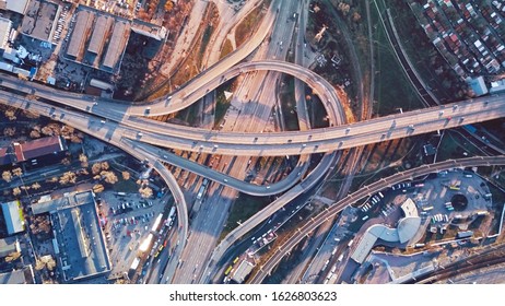 Bridge Sunset Traffic Intersection Stock Photo 1626803623 | Shutterstock