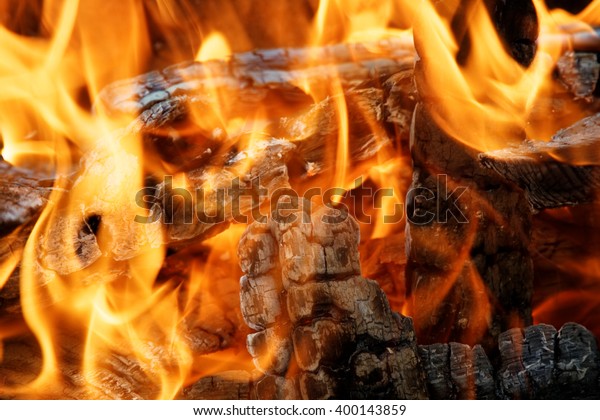 Bright Fire Background Stock Photo 400143859 | Shutterstock