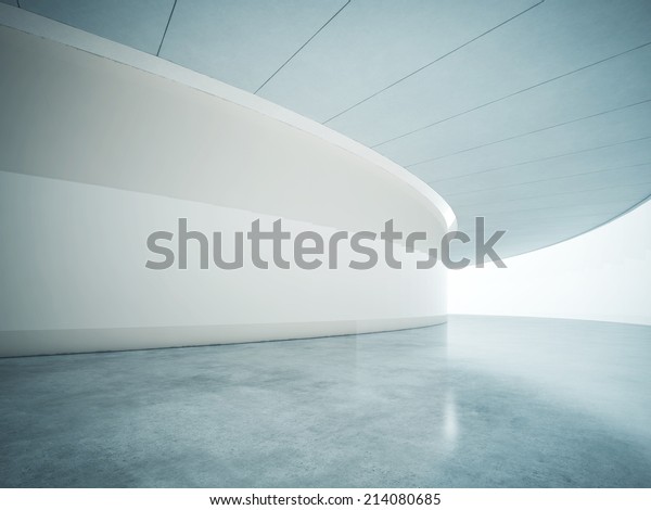 Bright Open Plan Interior Wide Luminous Stock Photo (Edit Now) 214080685