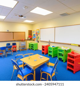 Photograph United States Elementary School Classroom AI-generated image ...
