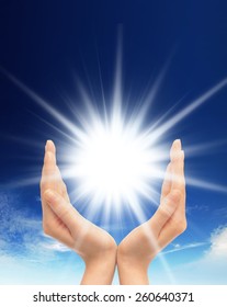 129 God handing over gift Images, Stock Photos & Vectors | Shutterstock
