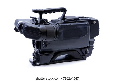 Professional Video Camera Side View Isolated 库存插图 301170476 | Shutterstock