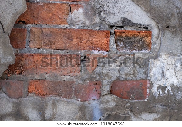 Broken Brick Texture Wall Stock Photo 1918047566 | Shutterstock