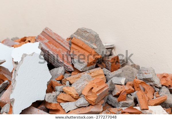 Broken Bricks Waste Construction Stock Photo 277277048 | Shutterstock