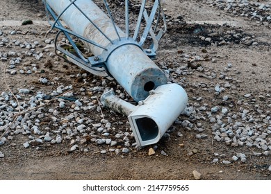 Broken Cctv Camera Laying On Ground Stock Photo 2147759565 | Shutterstock