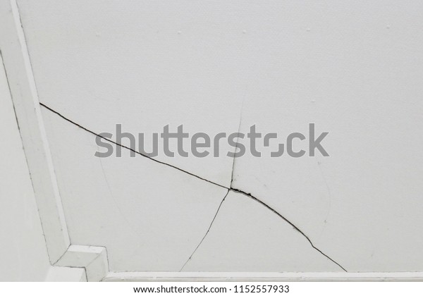 Broken Ceiling Which Made By Gypsum Stock Photo 1152557933 | Shutterstock
