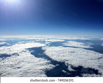 Broken Cloud Layer Deep Blue Sky Stock Photo 749036191 | Shutterstock