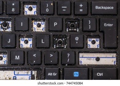Broken Computer Keyboard Stock Photo 744745084 | Shutterstock