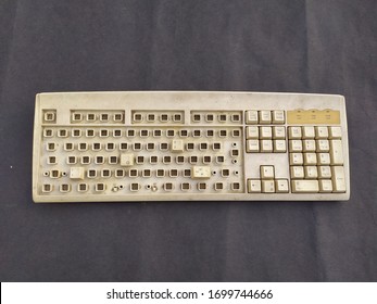 Broken Computer Keyboard Without Letters Stock Photo 1699744666 ...