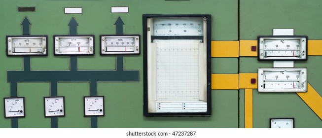 Control Panel Nuclear Laboratory Stock Photo (Edit Now) 194793740