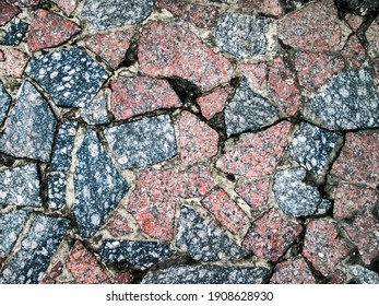 Broken Granite Stone Embedded Wall Stock Photo 1908628930 | Shutterstock