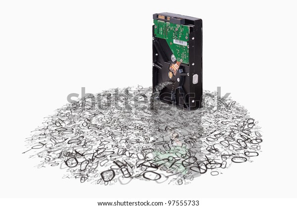 Broken Hard Disk Drive Which Leak Stock Photo 97555733 | Shutterstock