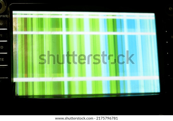 Broken Lcd Screen Multiple Colors Pixelations Stock Photo 2175796781 ...