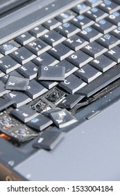 Broken Old Computer Laptop Notebook Crash Stock Photo 1533004184 ...