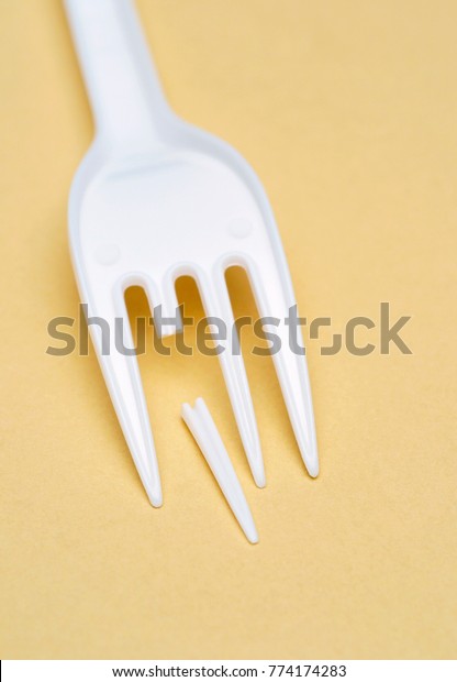 Broken Plastic Fork Stock Photo 774174283 | Shutterstock
