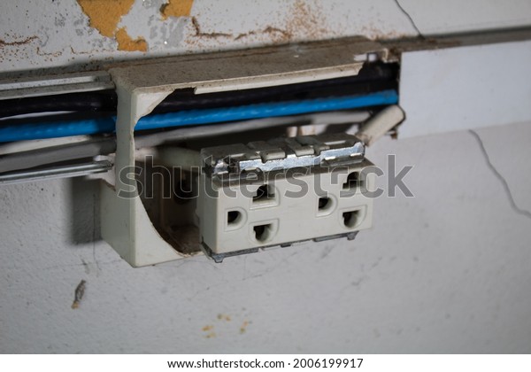 Broken Power Socket Old Power Socket Stock Photo 2006199917 | Shutterstock