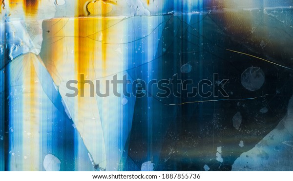 Broken Screen Overlay Cracked Texture Colorful Stock Photo 1887855736 ...