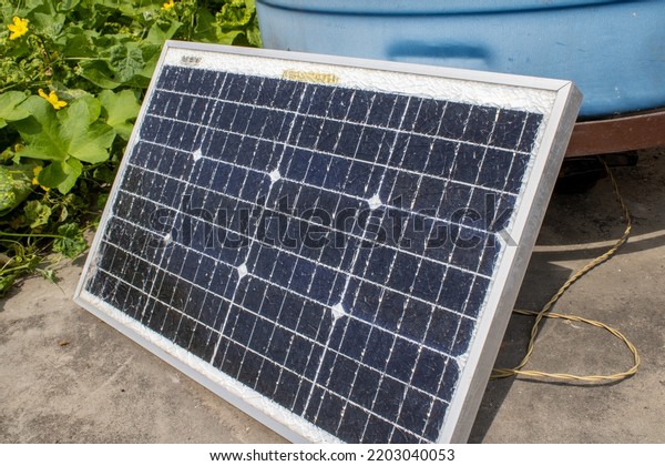 Broken Small Monopoly Solar Panel On Stock Photo 2203040053 | Shutterstock