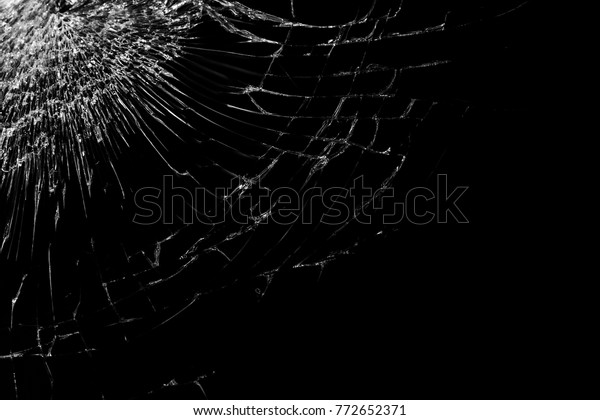 Broken Smartphone Screen Texture Broken Black Stock Photo 772652371 ...