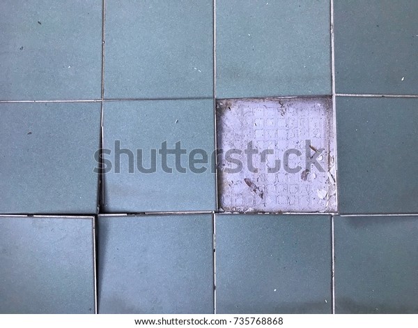 Broken Tiles Texture Background Stock Photo (Edit Now) 735768868