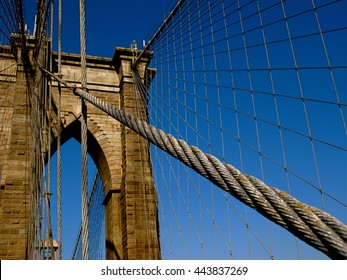 Brooklyn Bridge Cable Stock Photo 443837269 | Shutterstock
