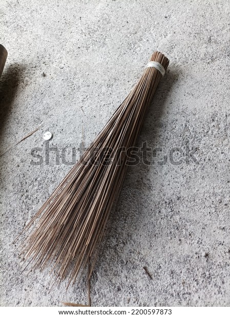 Broom Split Coconut Midribs Stock Photo 2200597873 | Shutterstock