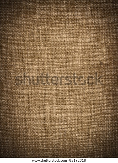 Brown Canvas Texture Background Stock Photo (Edit Now) 85192318