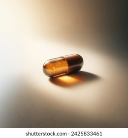 Studio Shot Photo Capsules Supplement Innovation AI-generated image ...
