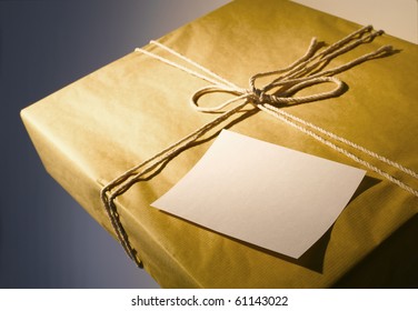 Brown Parcel String Blank Note Stock Photo 61143022 | Shutterstock