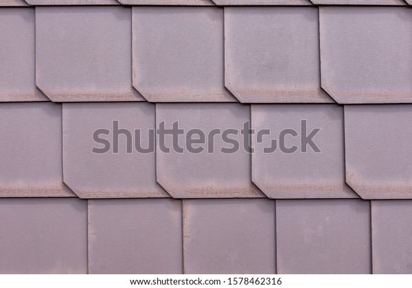 Brown Rustic Tile Texture On House Stock Photo 1578462316 | Shutterstock