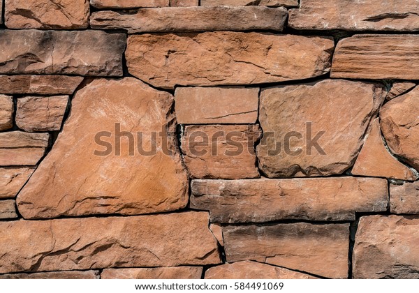 Brown Stone Wall Texture Background Stock Photo 584491069 | Shutterstock