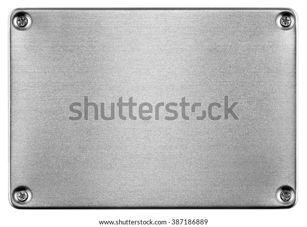Brushed Metal Texture Solid State Drive Stock Photo 387186889 ...