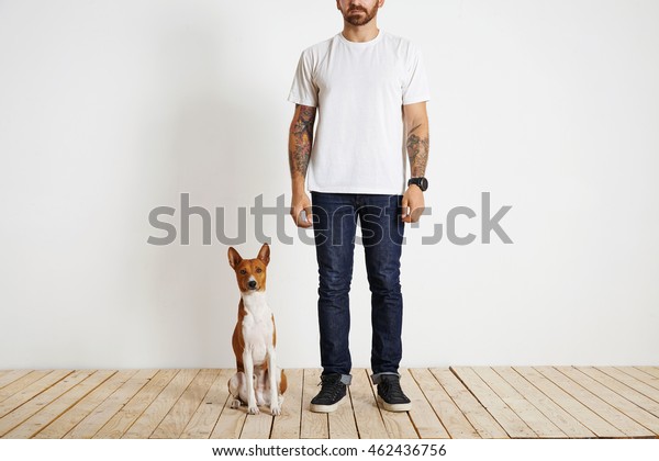15,210 Man Standing With Dog Stock Photos, Images & Photography ...
