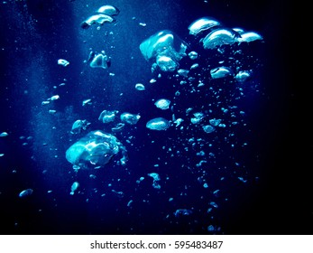 Bubbles Divers Deep Ocean Stock Photo 595483487 | Shutterstock