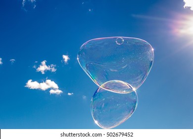 Bubbles Sky Bubble Float Outdoor Concept Stock Photo 502679452 ...