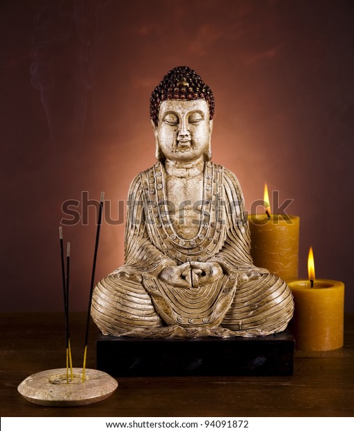 Buddha Candle Stock Photo 94091872 | Shutterstock