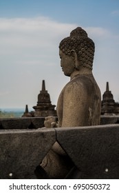 Buddha Statue Borobudur Temple Java Island Stock Photo 695050372 ...