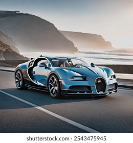 Outdoor Photo Bugatti Divo View Above AI-generated image 2367153287 ...