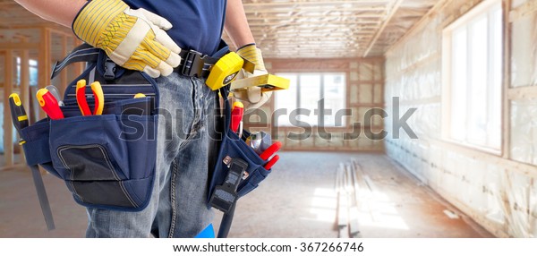 Builder Handyman Construction Tools Stock Photo 367266746 | Shutterstock