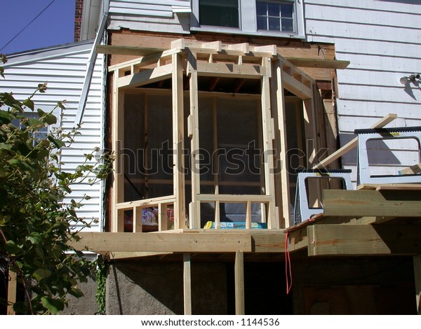 Building Bay Window Stock Photo (Edit Now) 1144536