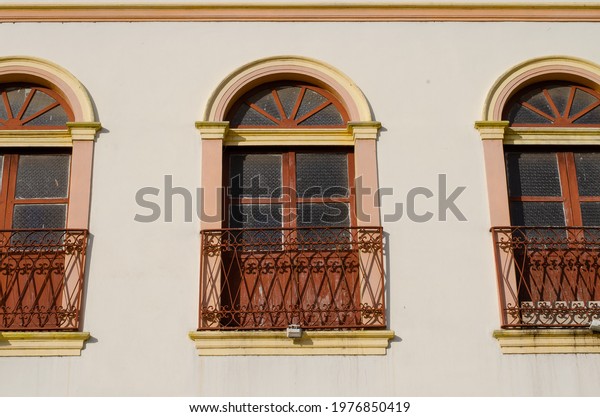 Building Door Windows Architecture Cladding Wall Stock Photo 1976850419 ...