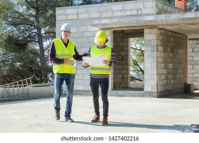 Building Trades Training Foreman Apprentice During Stock Photo ...