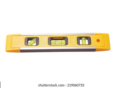 Yellow Building Level On White Isolated Stock Photo 1928658257 ...