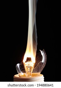 Bulb Exploding Fire Smoke Stock Photo 194880641 | Shutterstock