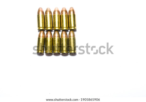 Bullet White Background Stock Photo 1905865906 | Shutterstock